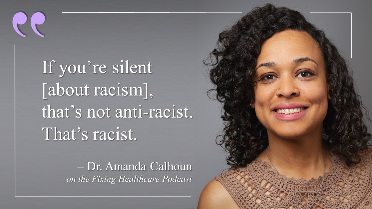 Episode 27: Dr. Amanda Calhoun on white coats and Black Lives